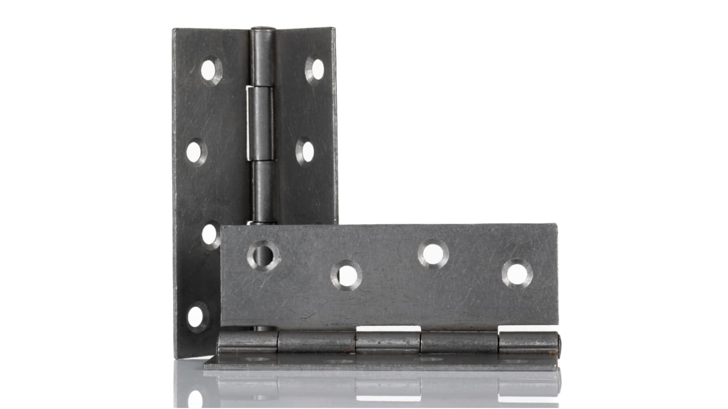 RS PRO Steel Butt Hinge, Screw Fixing, 100mm x 71mm x 1.75mm | RS