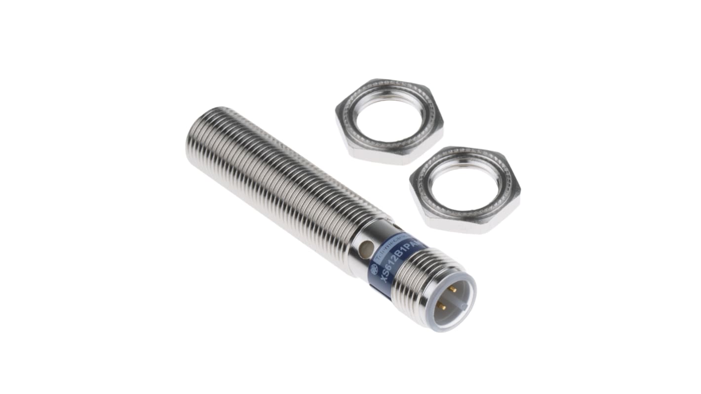 XS612B1PAM12 | Telemecanique Sensors Inductive Barrel-Style Proximity Sensor, M12 x 1, 4 mm ...