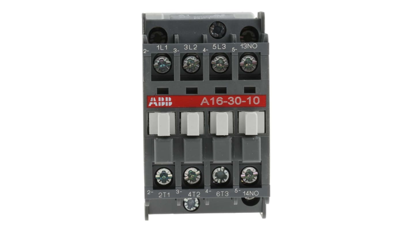 1SBL181001R8110 | ABB A16 A Line Contactor, 24 V ac Coil, 3-Pole, 30 A ...