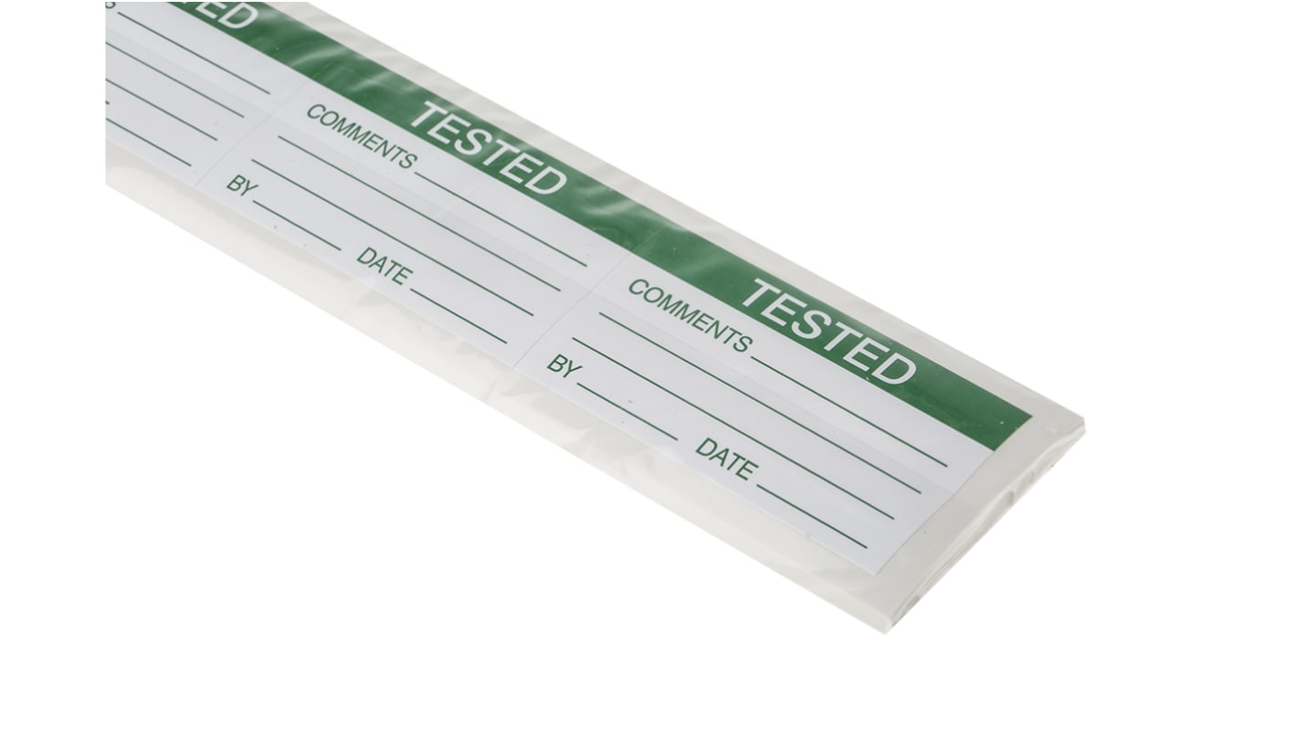 RS PRO Adhesive Pre-Printed Adhesive Label-Tested-. Quantity: 30 | RS