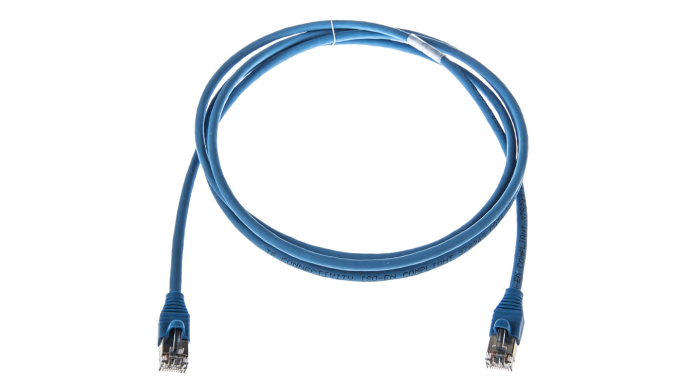 1711094-2 | COMMSCOPE Cat6 Ethernet Cable, U/UTP, Blue LSZH Sheath, 2m | RS