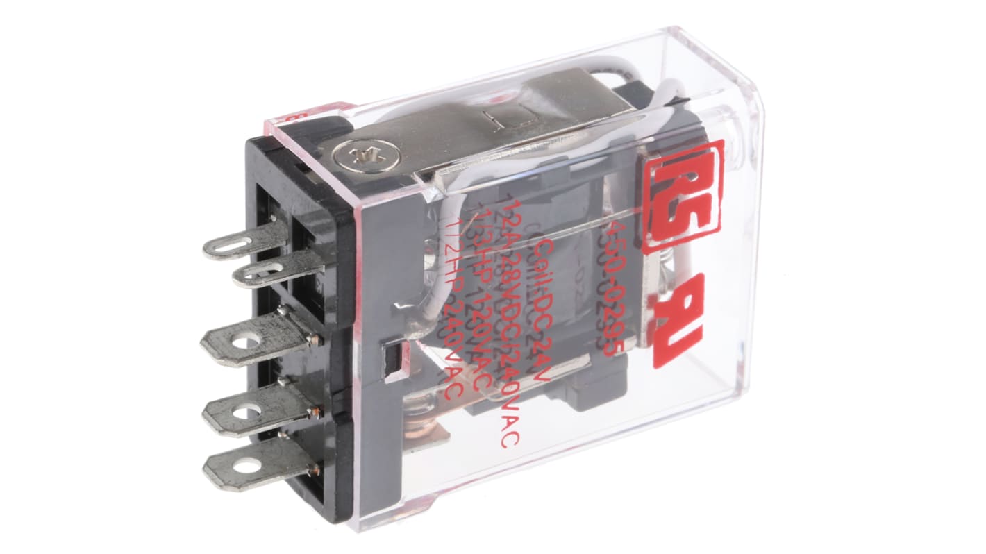 RS PRO PCB Mount Power Relay, 24V dc Coil, 15A Switching Current, SPDT | RS