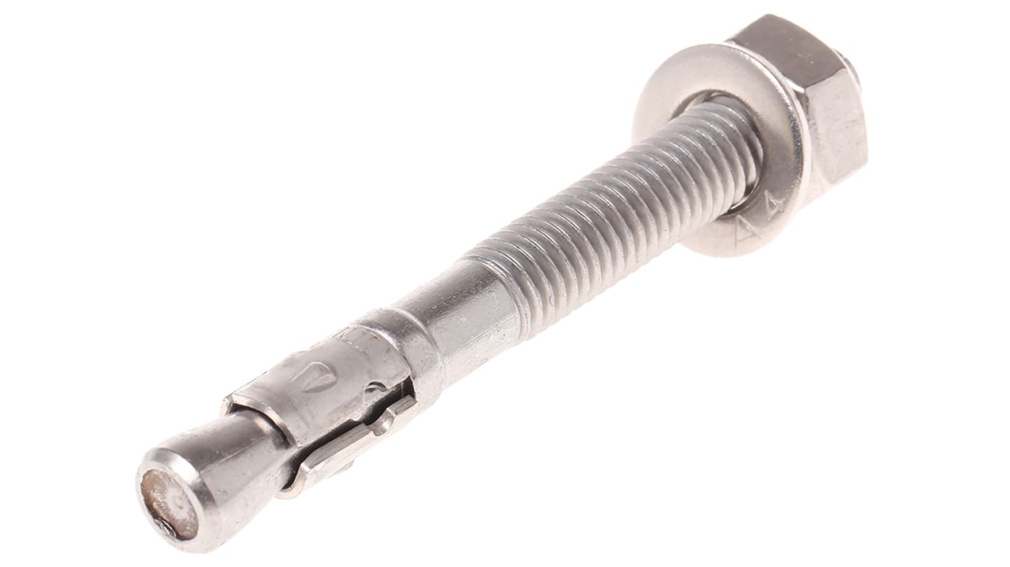 Fischer Fixings Stainless Steel Masonry Fixing M10 x 75mm, 10mm Fixing ...