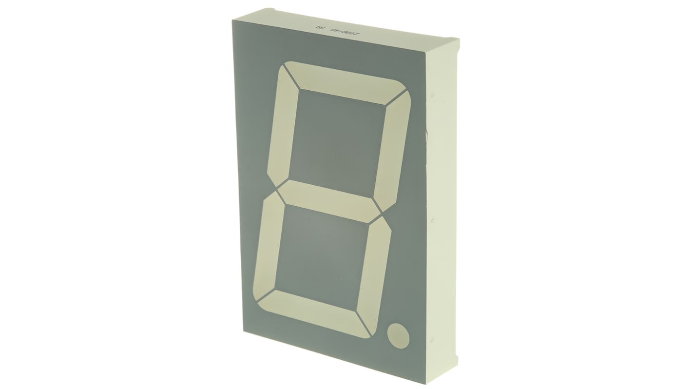 SC23-11EWA Kingbright 7-Segment LED Display, CC Red 57 mcd RH DP 57mm | RS