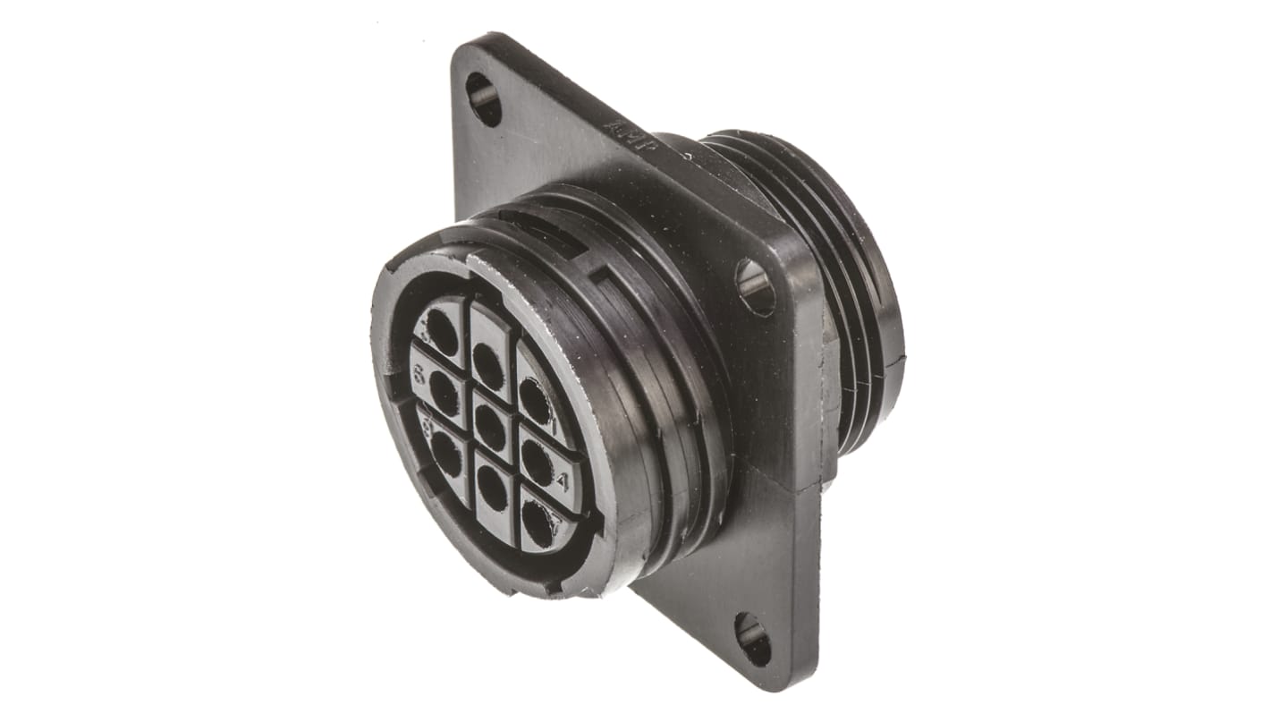 211769-1 | TE Connectivity Circular Connector, 9 Contacts, Panel Mount ...