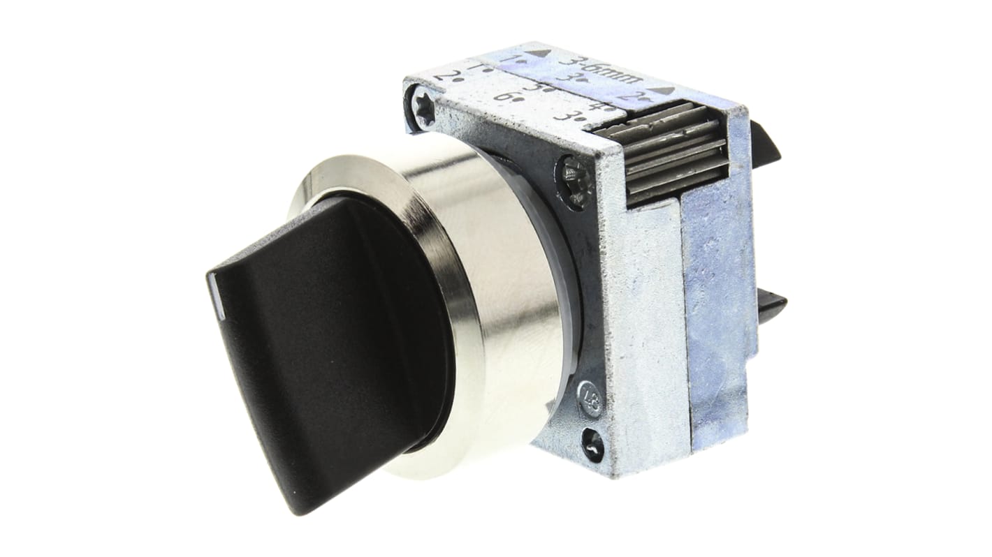 3SB3500-2LA11 | Siemens 2 Position Rotary Switch, Knob, Spring Return ...