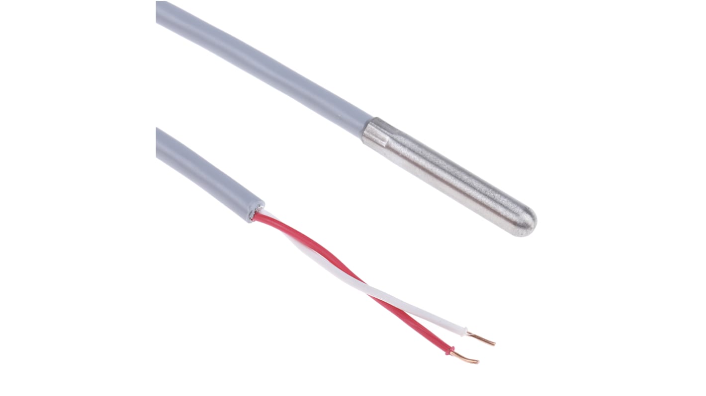 RS PRO PT1000 RTD Sensor, 6mm Dia, 35mm Long, 2 Wire, Probe, Class A ...