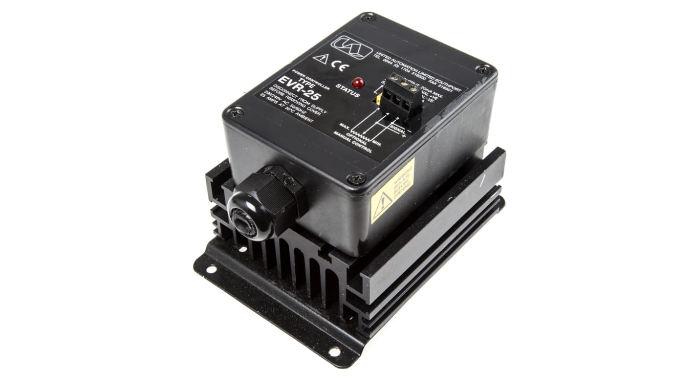 United Automation EVR-25PA, AC Phase Angle Controller 25A | RS