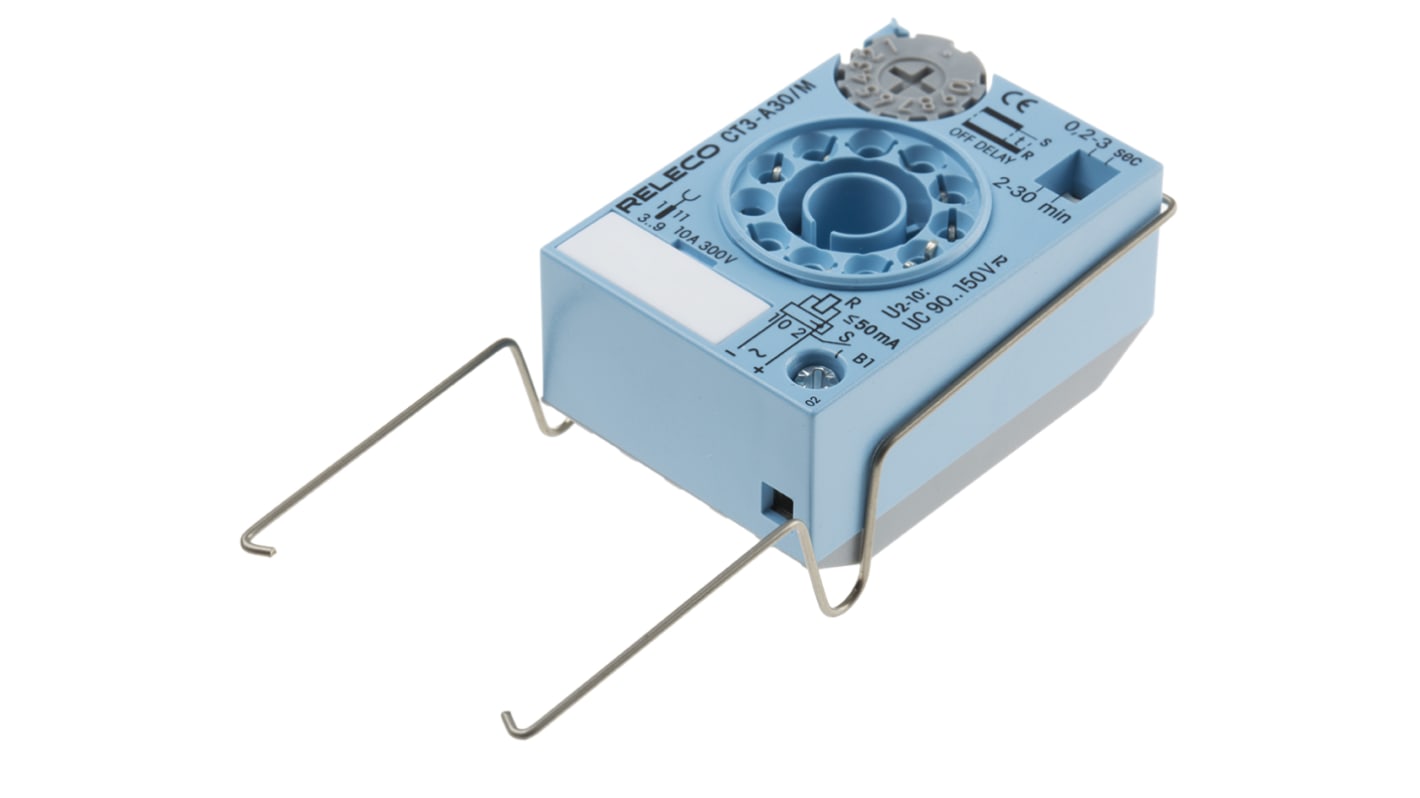CT3-A30 / M | Releco CT3-A Series Plug In Timer Relay, 90 → 150V ac/dc ...
