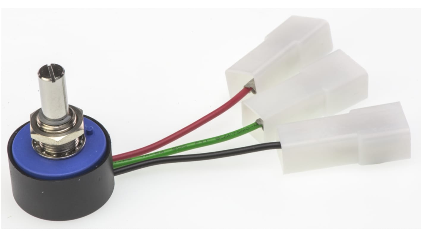 Vishay 5kΩ Rotary Potentiometer Continuous-Turns 1-Gang Panel Mount ...