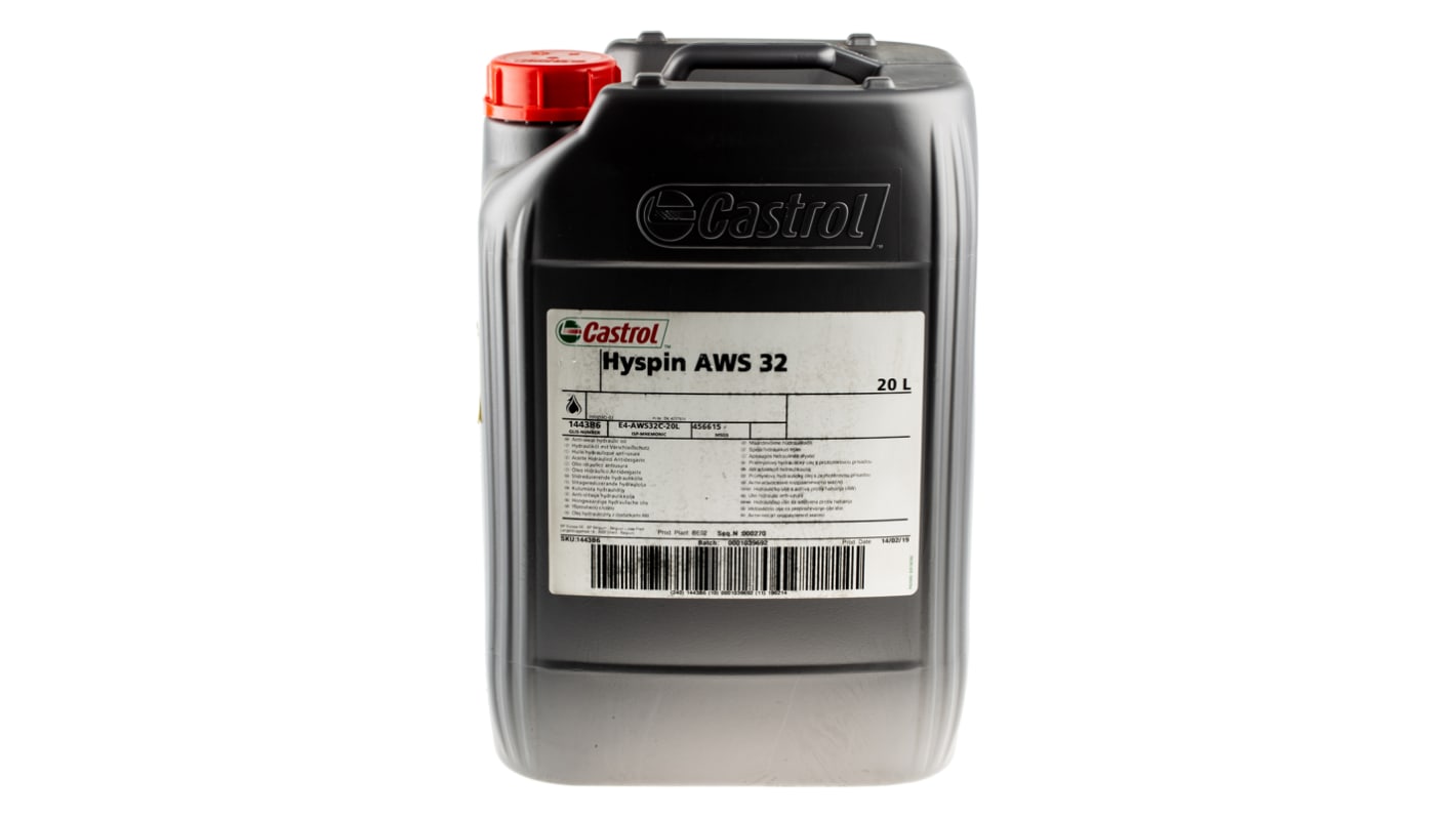 Castrol Hydraulic Fluid 6167 2800, 20 L, ISO Grade 32 | RS