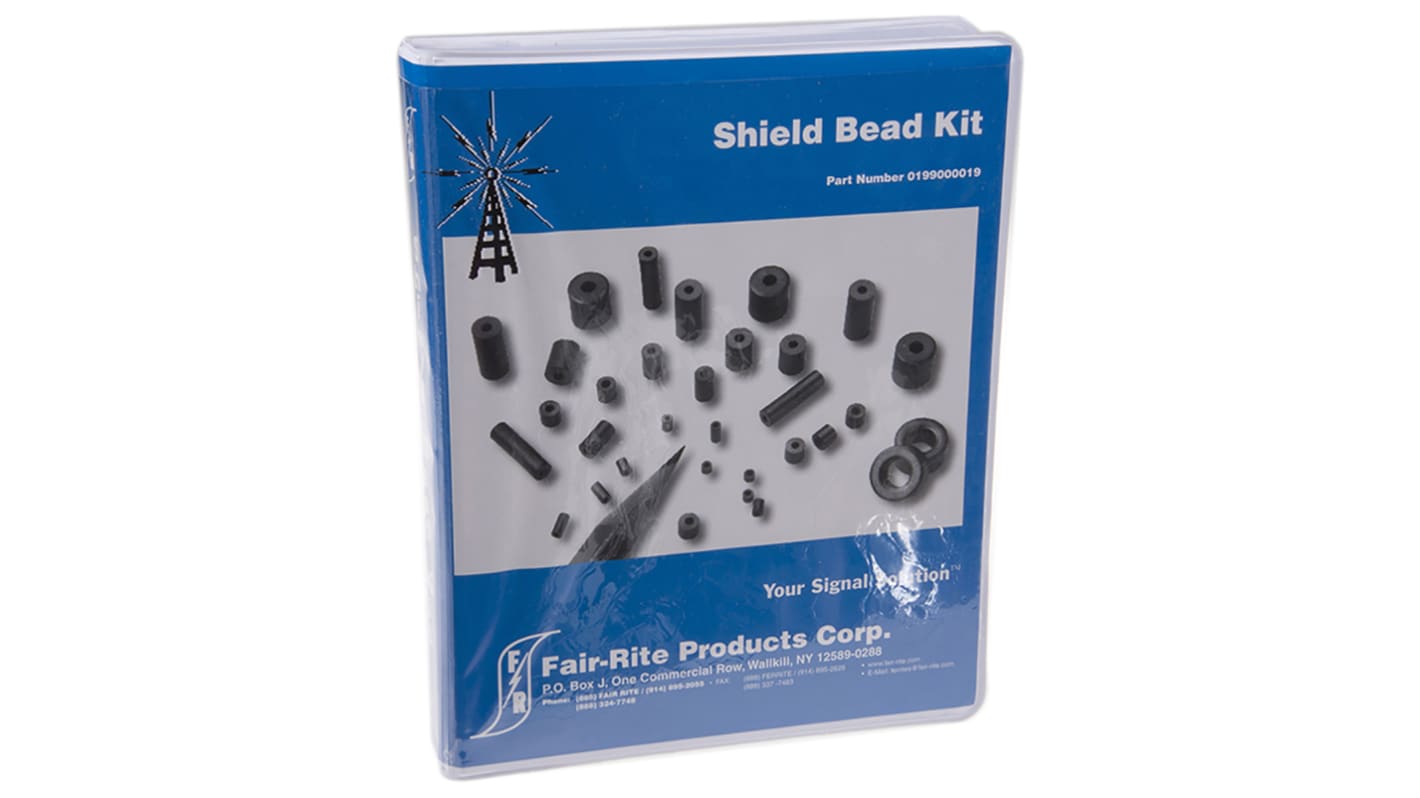 0199000019 | Fair-Rite 350 piece Ferrite Kit Includes Ferrite Beads | RS