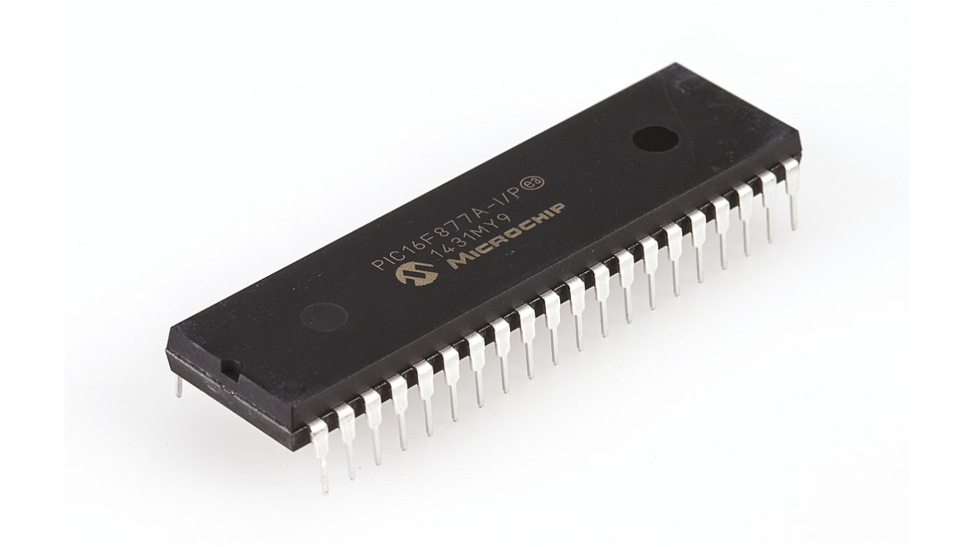 Microchip マイコン, 40-Pin PDIP PIC16F877A-I/P | RS