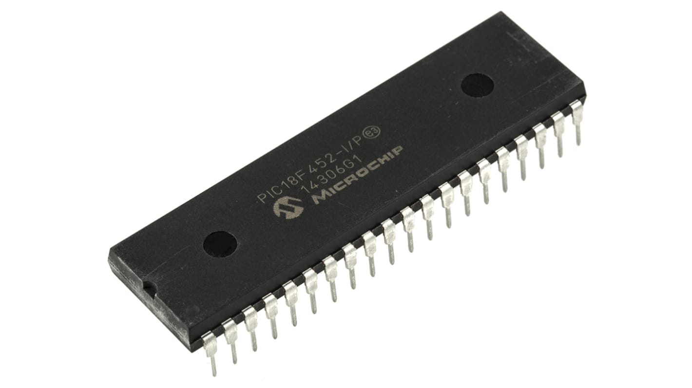 Microchip マイコン, 40-Pin PDIP PIC18F452-I/P | RS