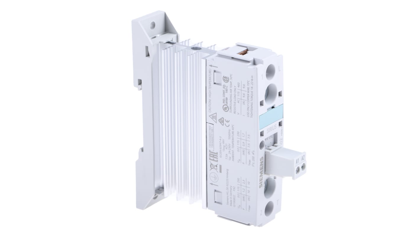3RF2310-1AA02 | Siemens Solid State Relay, 10.5 A Load, DIN Rail Mount ...