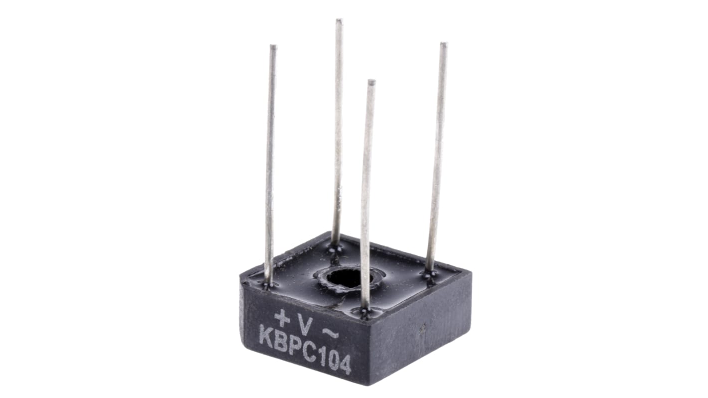 VS-KBPC104 | Vishay Bridge Rectifier, 3A, 400V, 4-Pin | RS