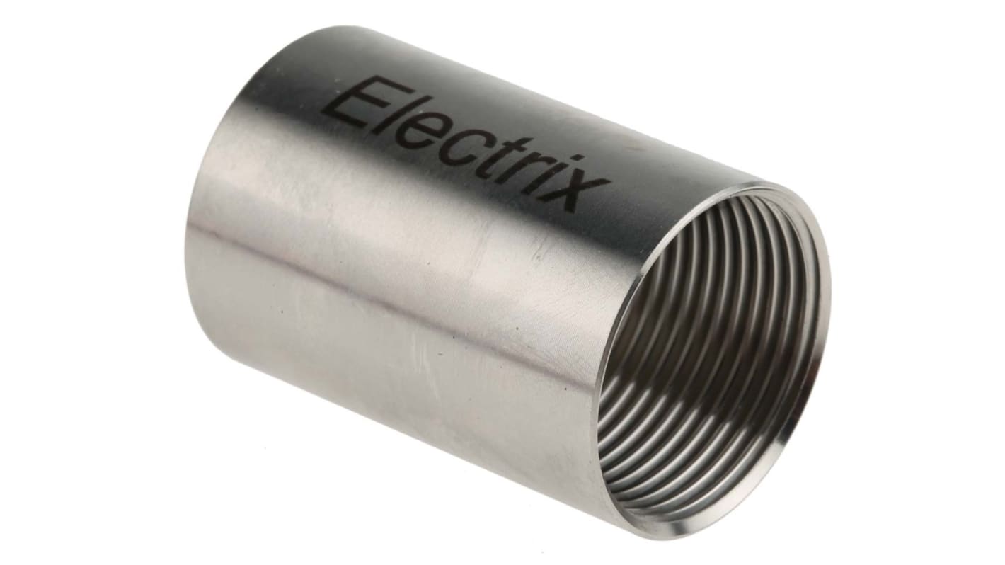 RS PRO Coupler, Conduit Fitting, 25mm Nominal Size, 316 Stainless Steel ...