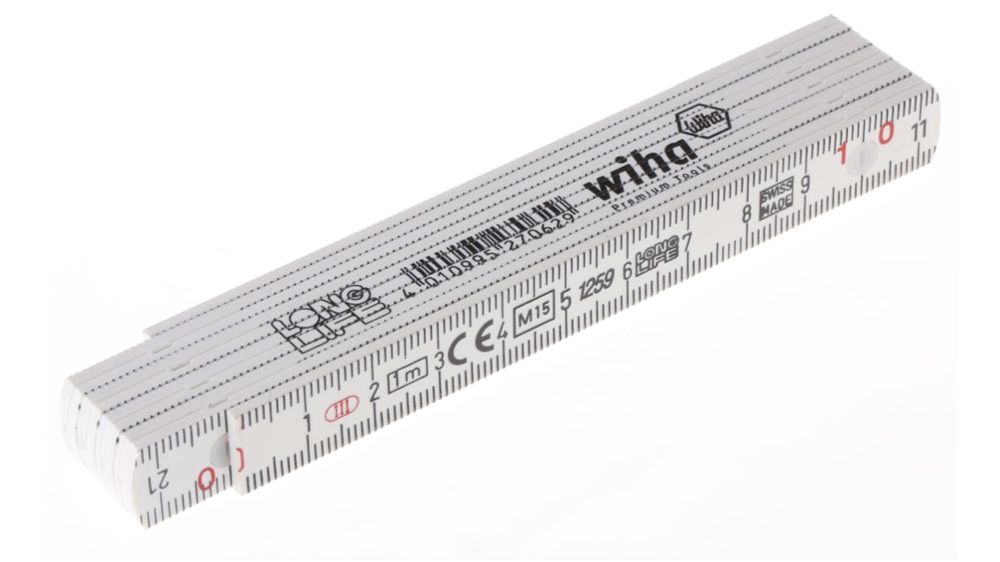 27062 | Wiha 1m Plastic Metric Folding Ruler | RS