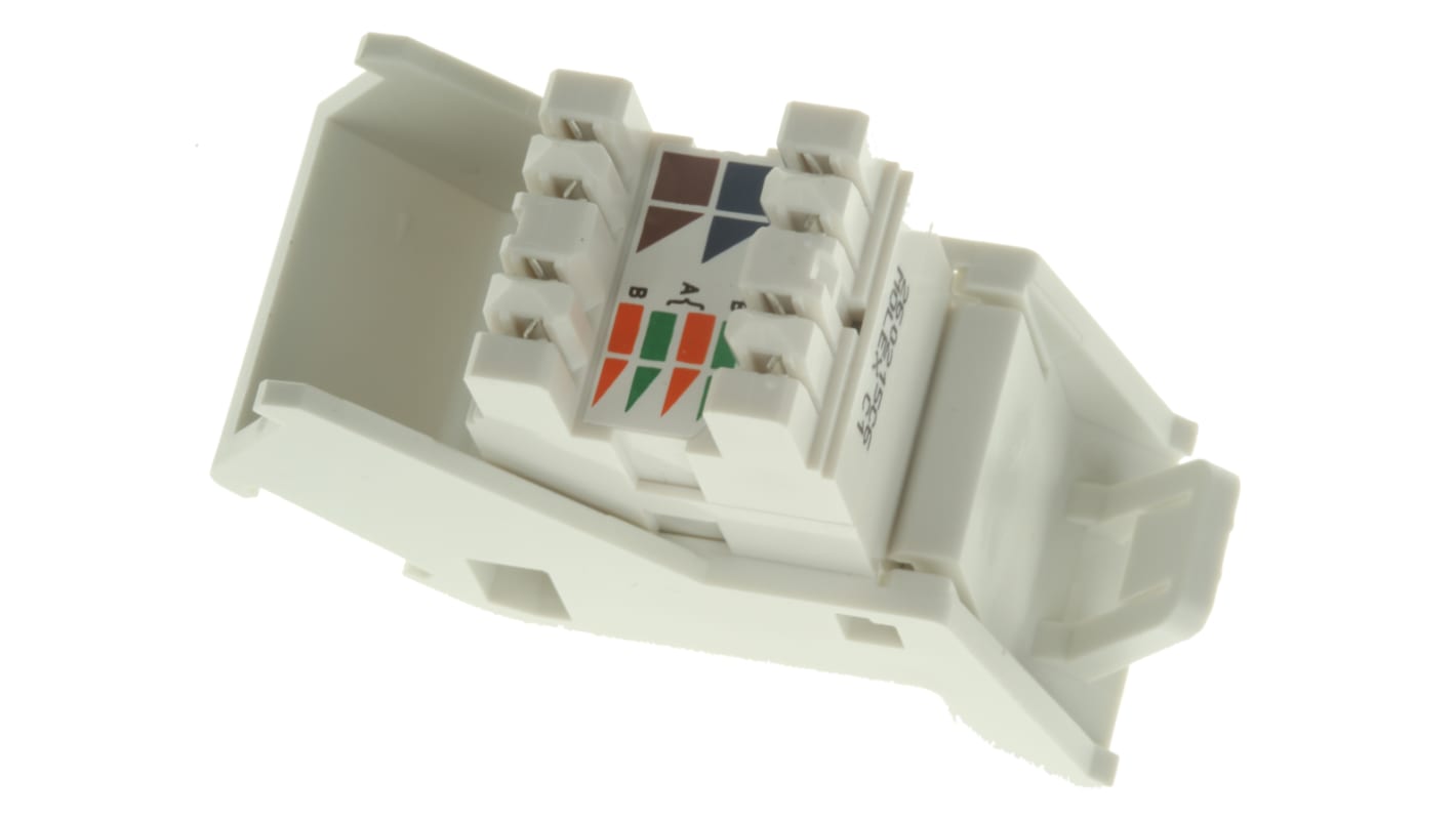 MGB-00001-02 SINGLE | Molex Premise Networks Angled Cat6 RJ45 Modular ...