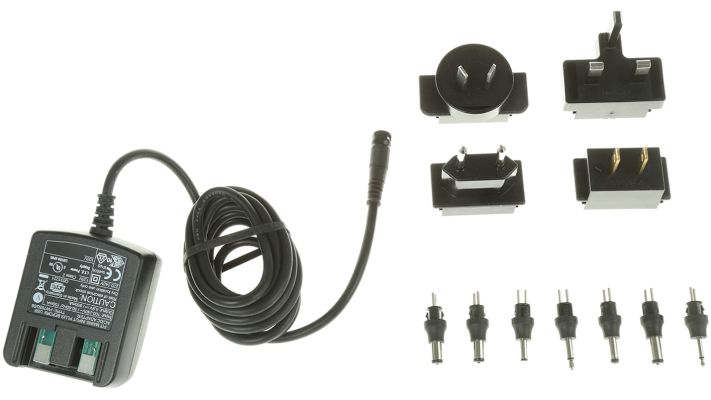 MPP6 6V | Friwo 6W Plug-In AC/DC Adapter 6V dc Output, 850mA Output | RS