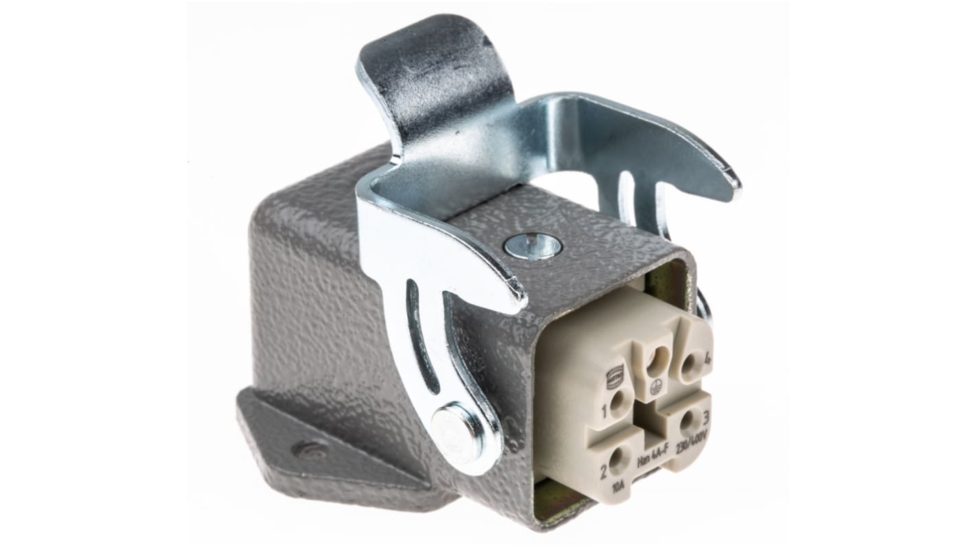 09200030801+09200042711 | HARTING Panel Kit, 4 + PE Way, 10A, Female ...