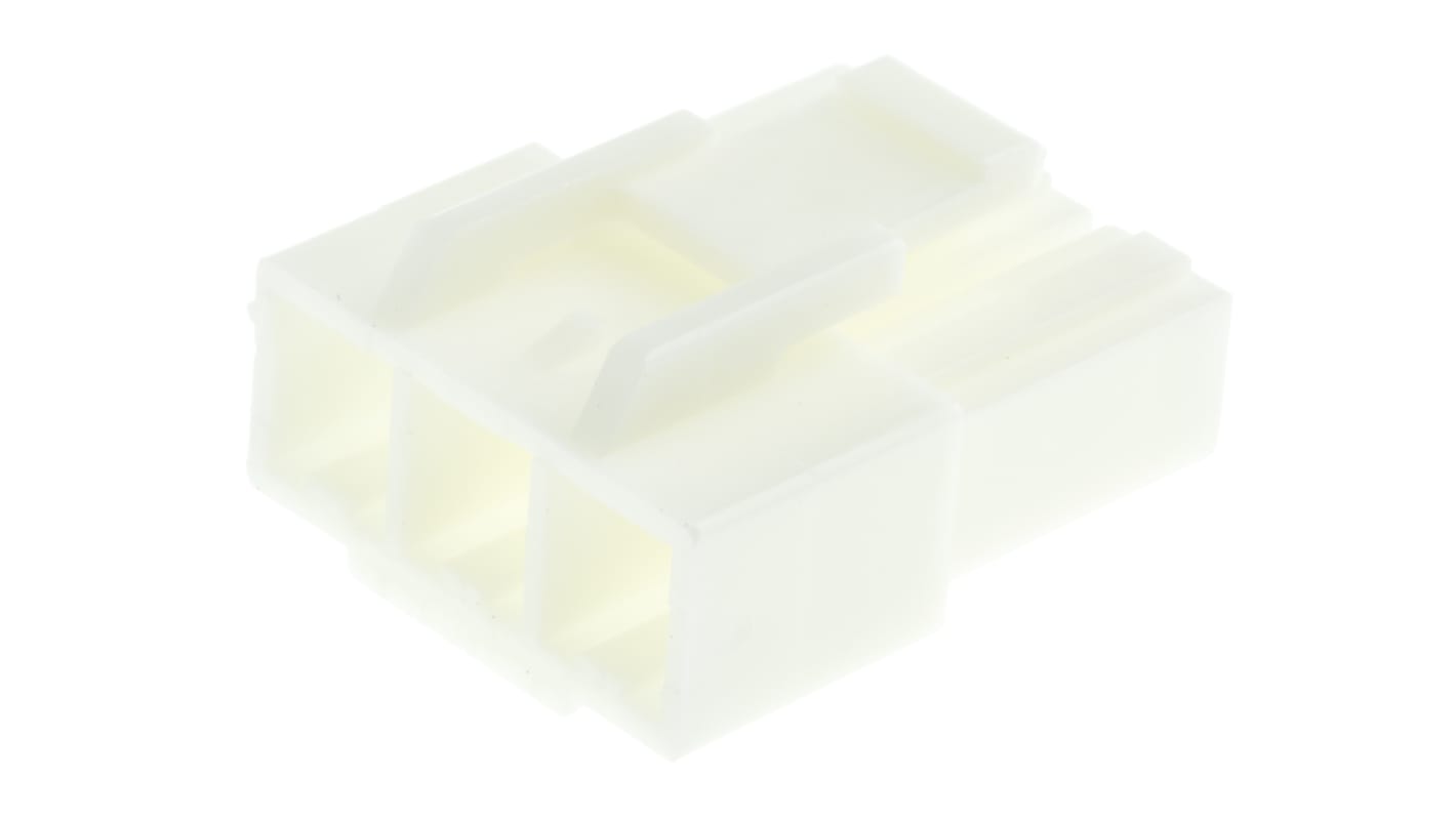 VLP-03V | JST, VL Male Connector Housing, 6.2mm Pitch, 3 Way, 1 Row | RS