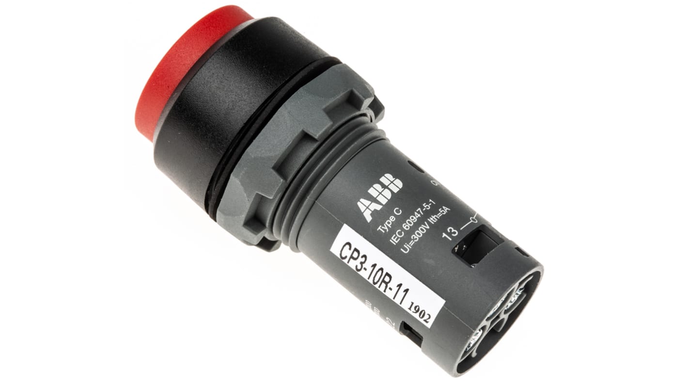 1SFA619102R1071 CP3-10R-11 | ABB Compact Series Push Button, Panel ...