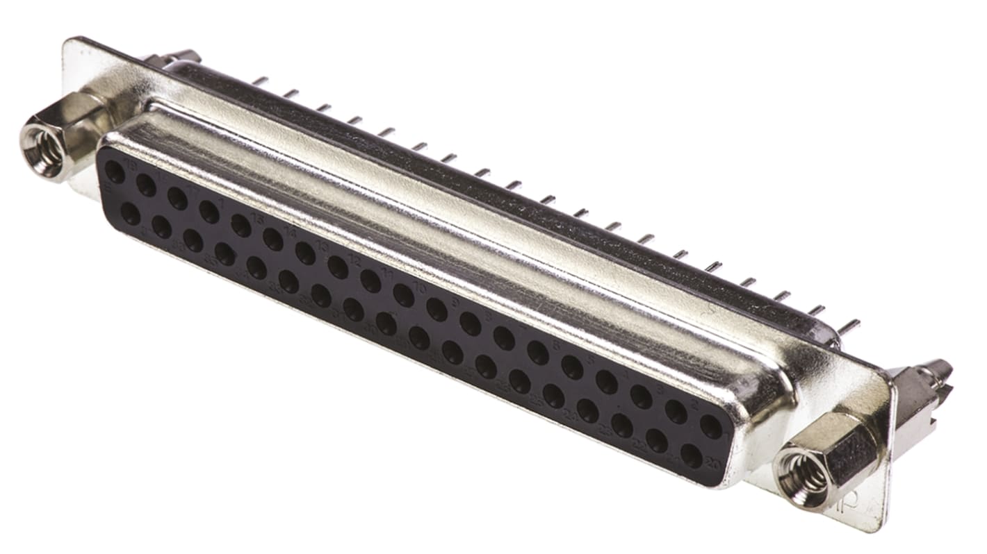 3-1634225-2 | TE Connectivity AMPLIMITE HDP-20 37 Way PCB D-sub Connector Socket, 2.77mm Pitch ...