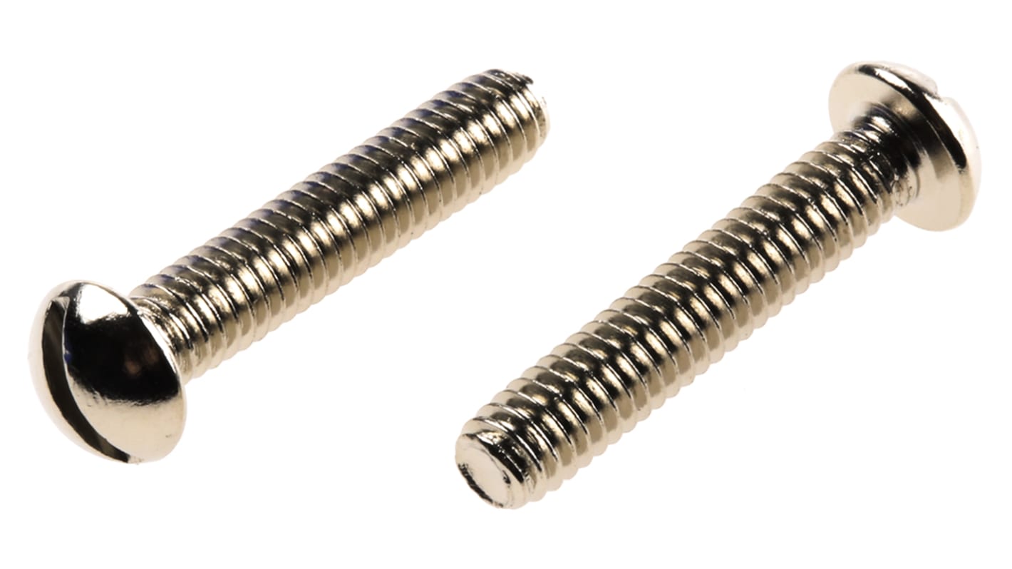 RS PRO Slot Round Brass Machine Screw BS 57 4BAx3/4in | RS