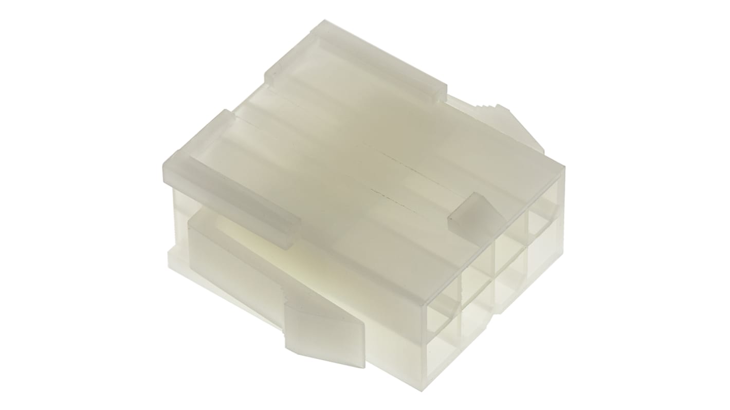 39-01-2081 | Molex, Mini-Fit Jr Male Connector Housing, 4.2mm Pitch, 8 ...