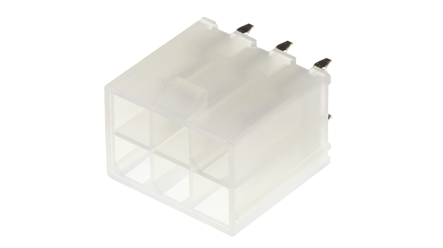 39-28-1063 | Molex Mini-Fit Jr. Series Straight Through Hole PCB Header ...