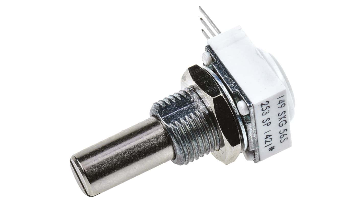 Vishay 25kΩ Rotary Potentiometer 1-Gang, Panel Mount (Through Hole ...