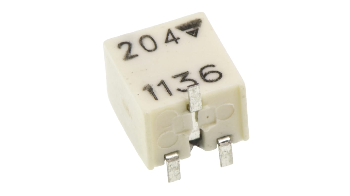 TSM4YL204KB25 | 200kΩ, SMD Trimmer Potentiometer 0.2W Top Adjust Vishay ...