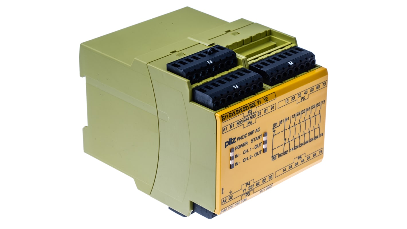 777606 | Pilz Single/Dual-Channel Safety Switch/Interlock Safety Relay ...