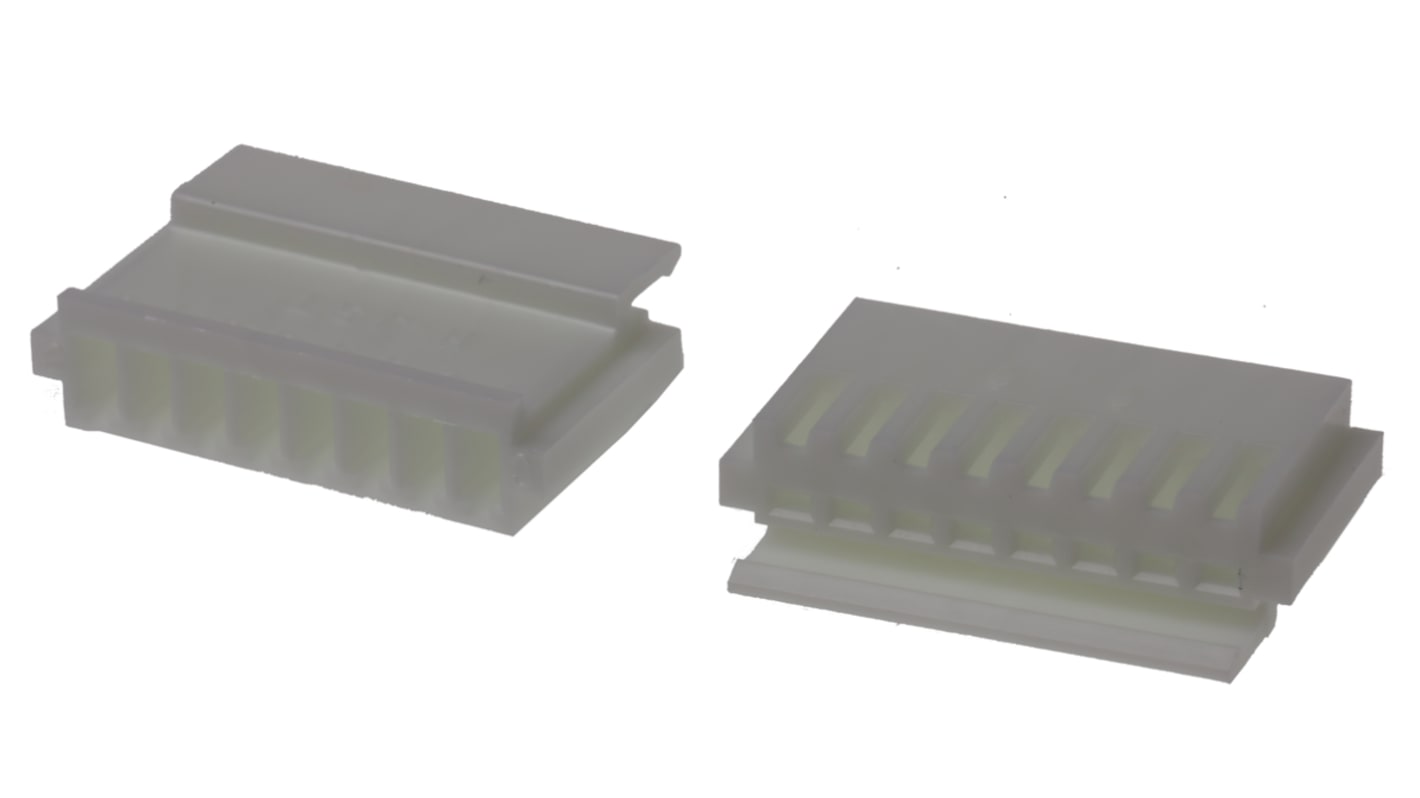 H8P-SHF-AA | JST, NH Female Connector Housing, 2.5mm Pitch, 8 Way, 1 ...