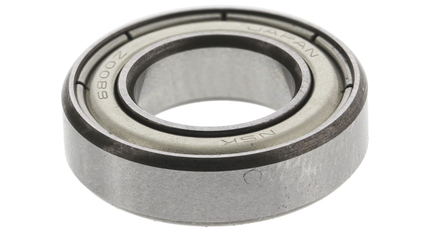 NSK 6800ZZ Single Row Deep Groove Ball Bearing- Both Sides Shielded ...