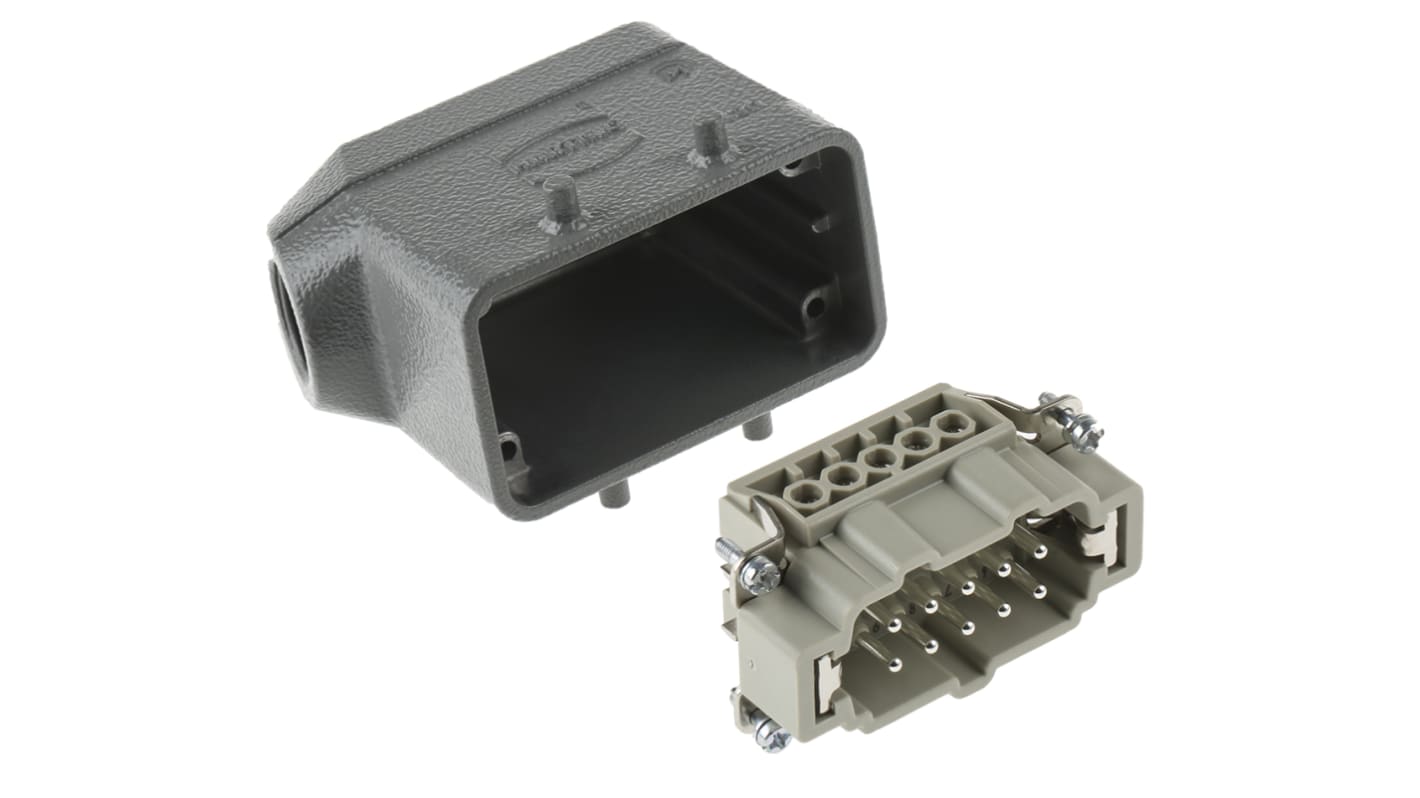 09330102601+19300101520 | HARTING Connector Set, 10 Way, 16A, Male, Han ...