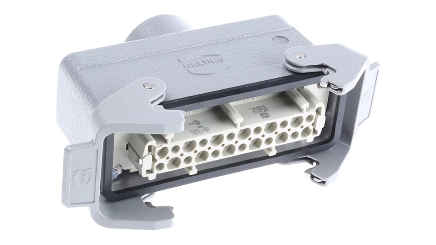 09330242701+19300241732 | HARTING Connector Set, 24 Way, 16A, Female, Han E, 500 V | RS