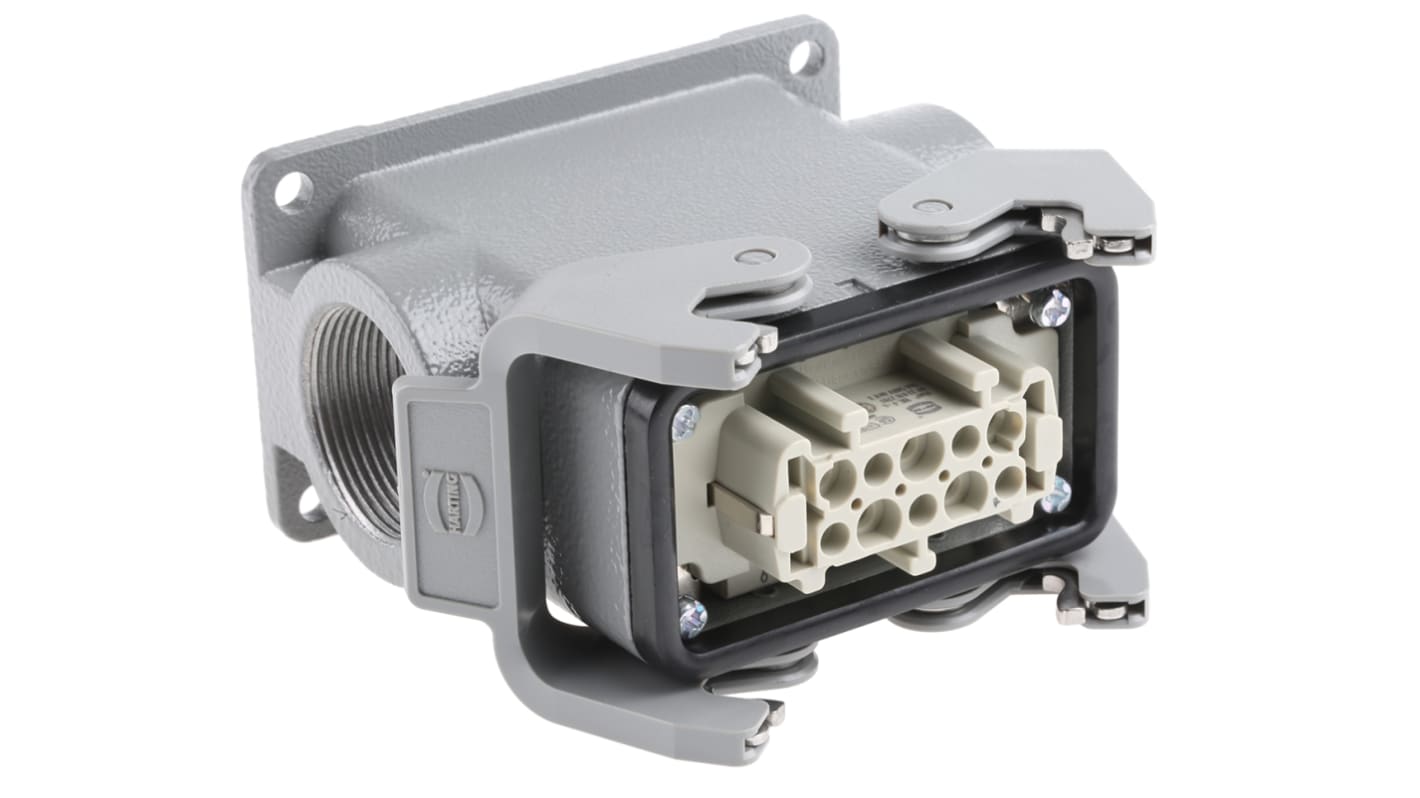 09330102701+19300100272 | HARTING Connector Set, 10 Way, 16A, Female ...