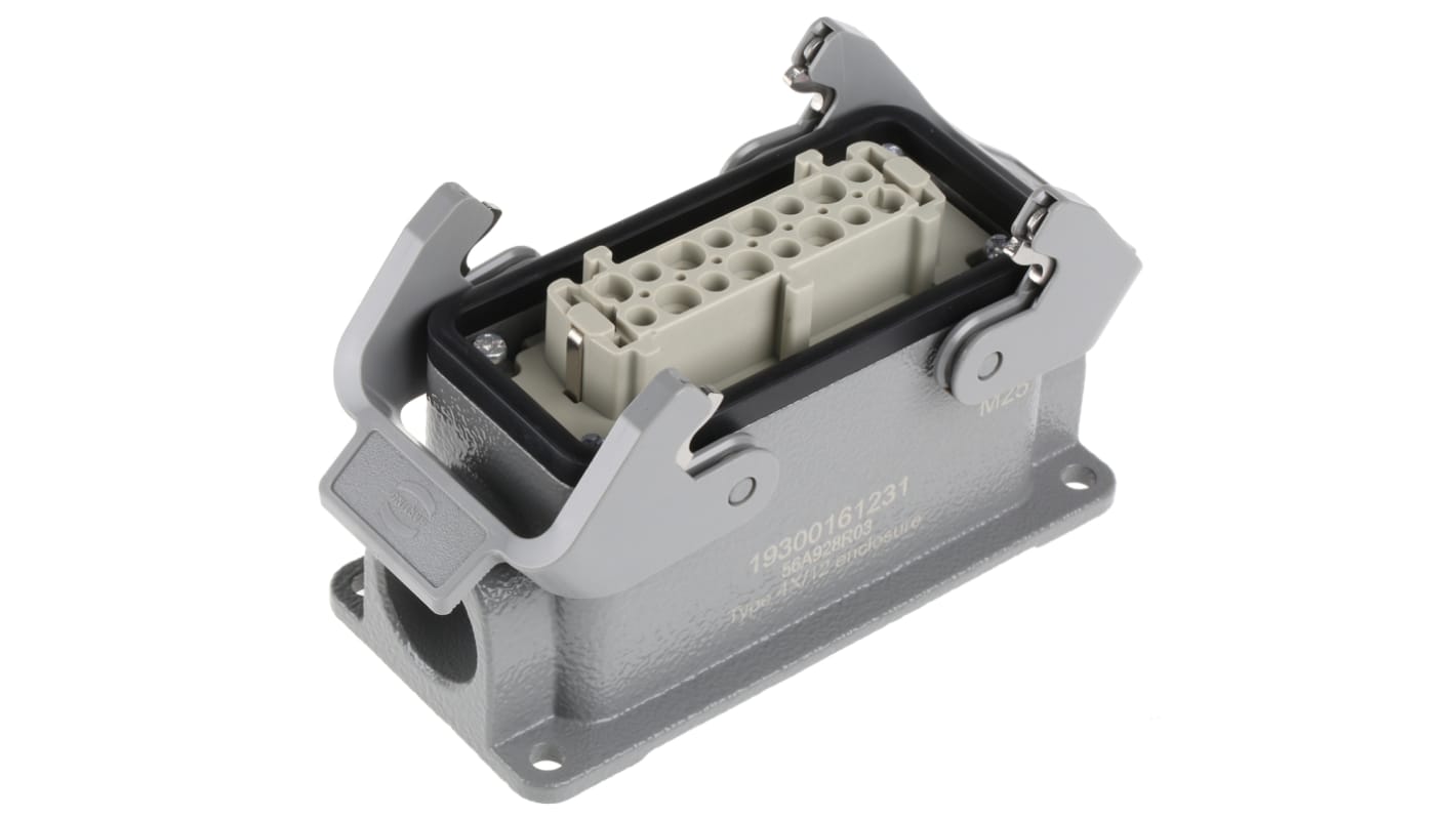 09330162701+19300161231 | HARTING Connector Set, 16 Way, 16A, Female ...