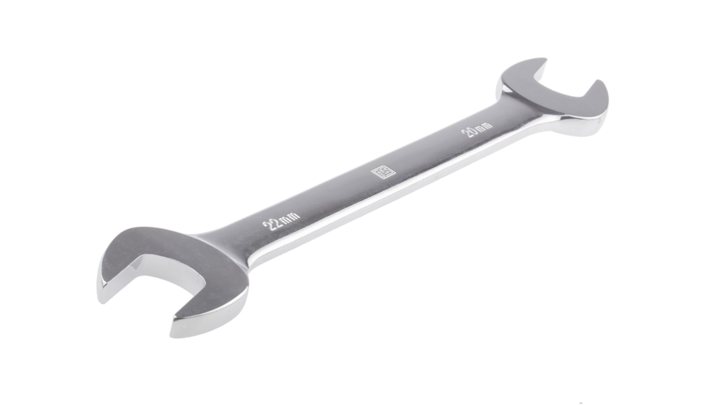 RS PRO Double Ended Open Spanner, 20mm, Metric, Double Ended | RS