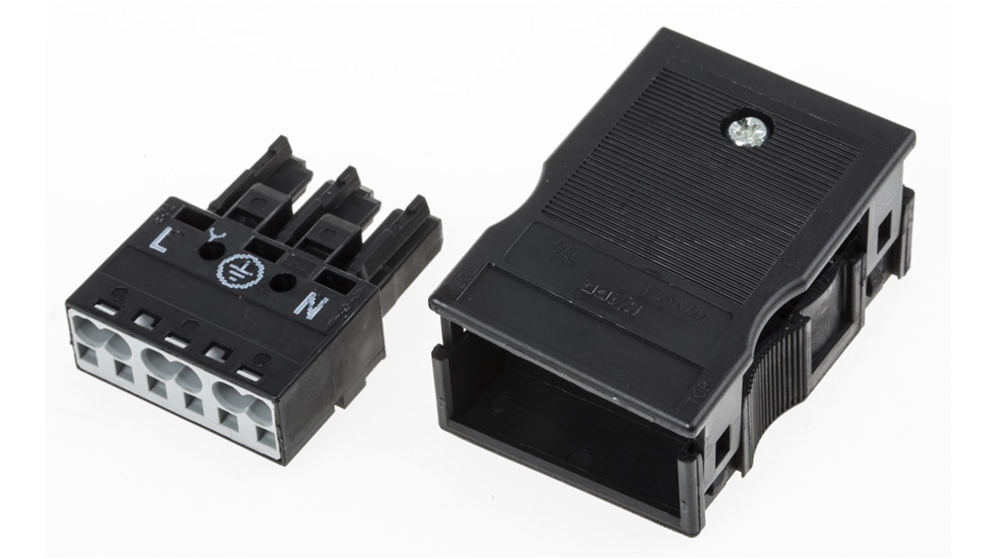 770-103 | Wago, 770 Female 3P Pole , Through Hole, Rated At 25A, 250 V | RS