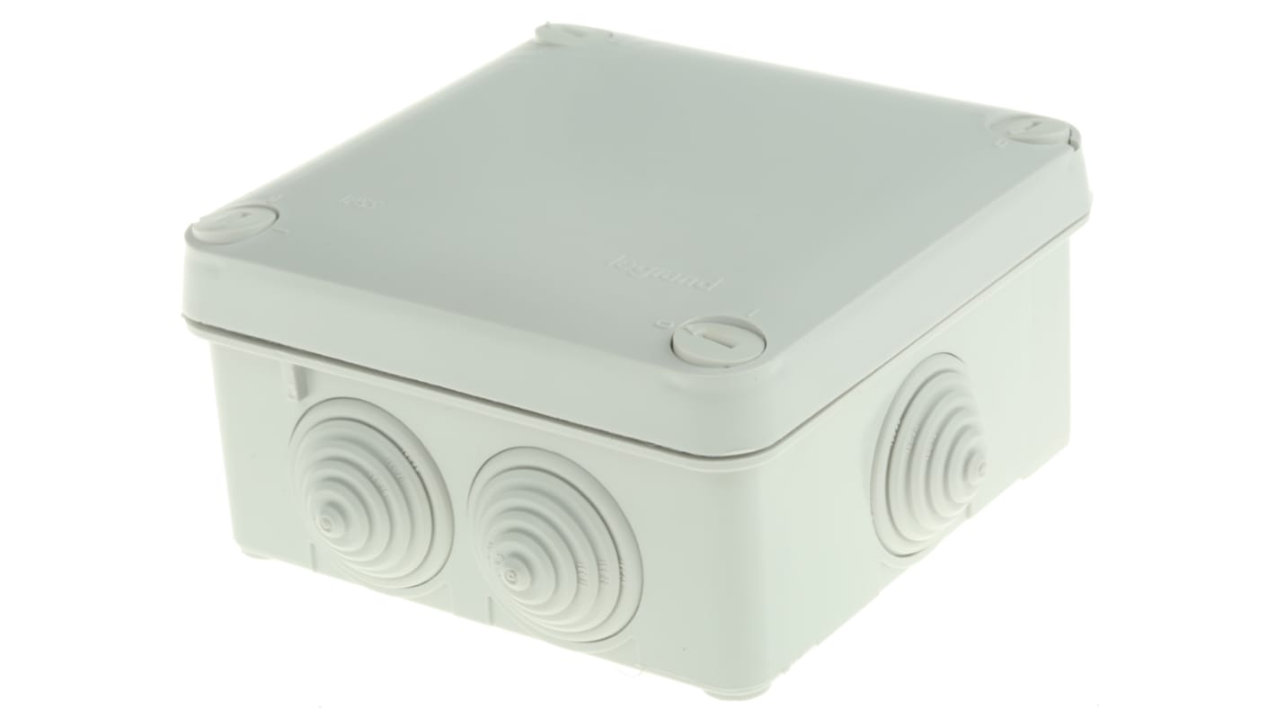 0 922 07 | Legrand Plexo Series Grey Plastic Junction Box, IP55, 105 x ...