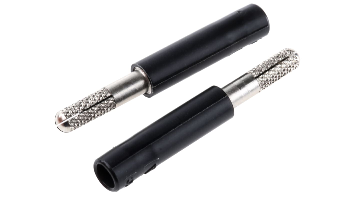 24.0163-21 | Staubli Black, Male to Female Test Connector Adapter With ...