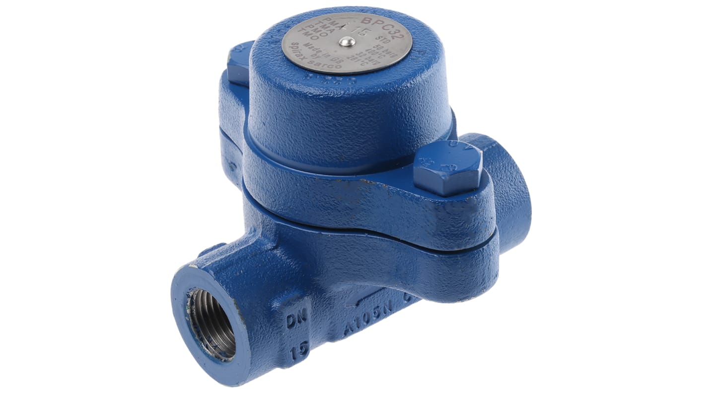 51000 | Spirax Sarco 32 bar Steel Thermostatic Steam Trap, 1/2 in BSP ...