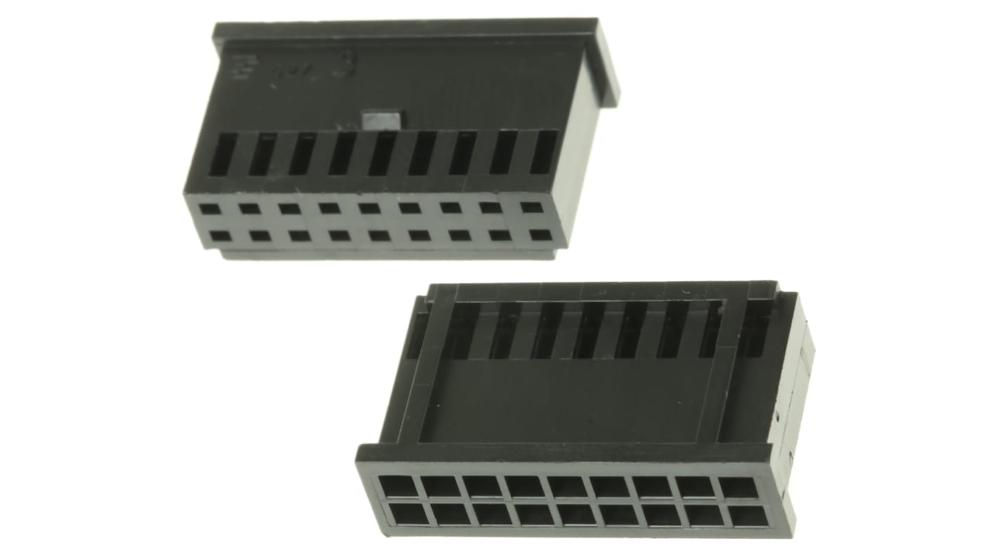 280513 | TE Connectivity, AMPMODU MOD II Female Connector Housing, 2 ...