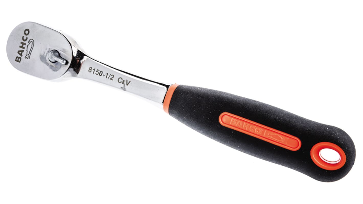 8150-1/2 | Bahco 1/2 in Square Ratchet with Ratchet Handle, 270 mm ...