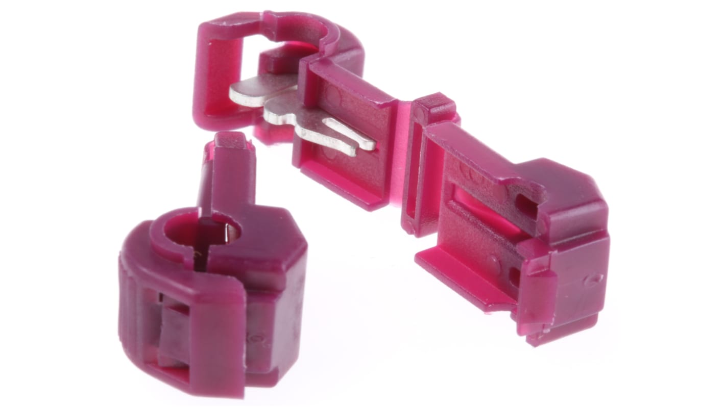 RS PRO T-Tap Splice Connector, Red, Insulated, Tin 20 → 18 AWG | RS