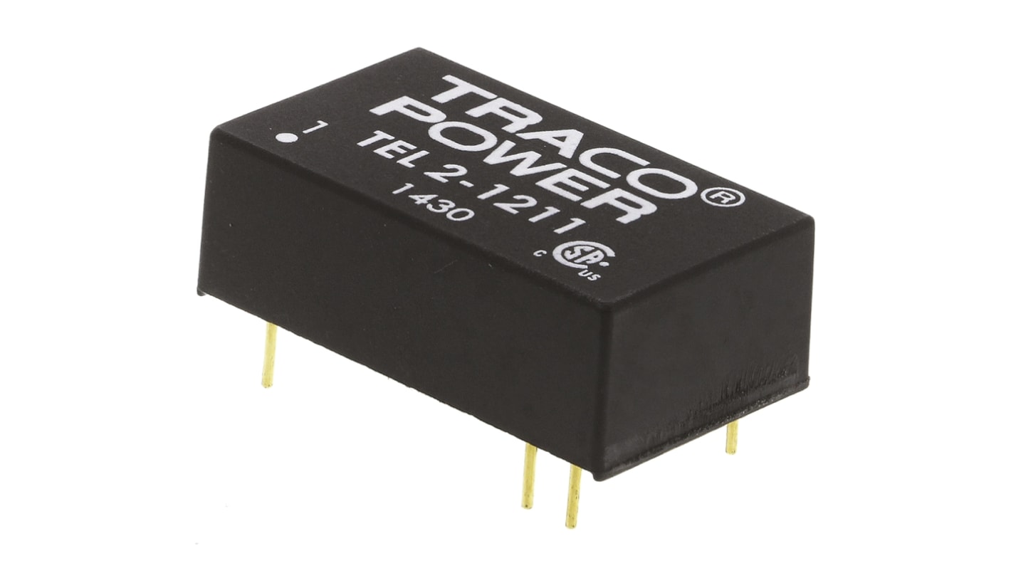 TRACOPOWER DC-DCコンバータ Vout：5V dc 9 → 18 V dc, 2W, TEL 2-1211 | RS
