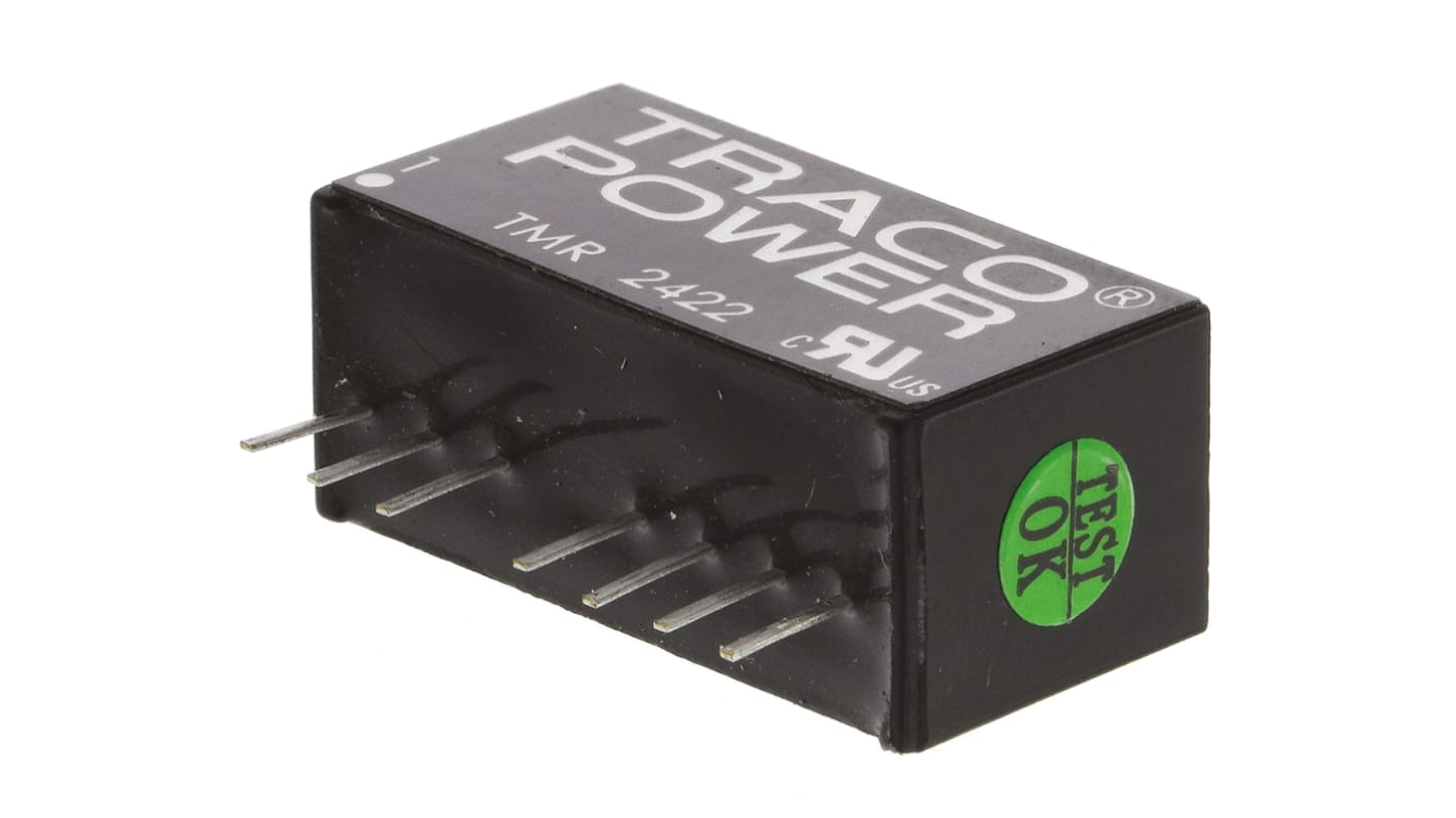 TMR 2422 | TRACOPOWER TMR 2 DC-DC Converter, ±12V dc/ 83mA Output, 18 → 36 V dc Input, 2W ...